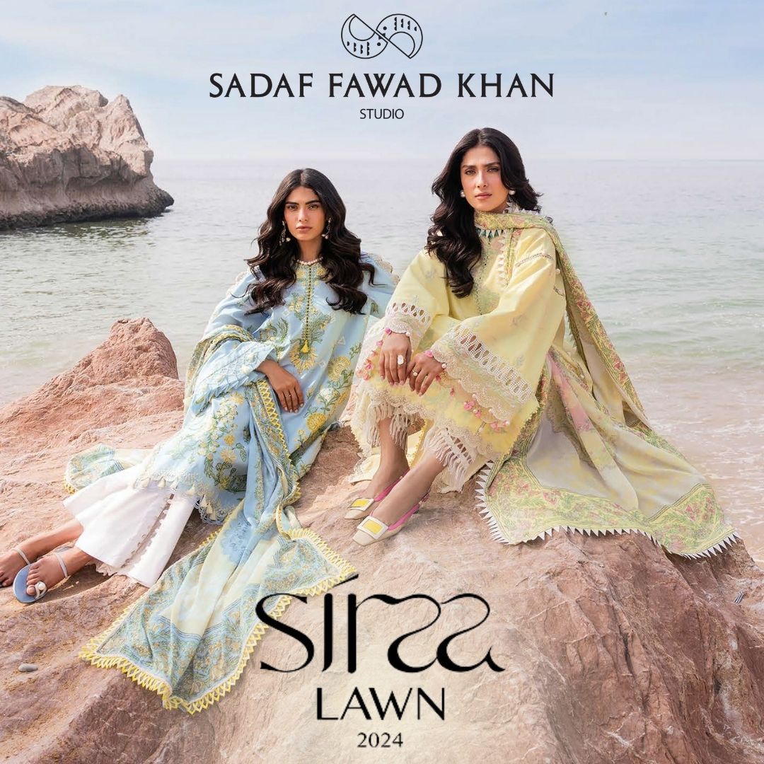 Siraa by Sadaf Fawad Khan Unstitched Luxury Lawn Collection 2024