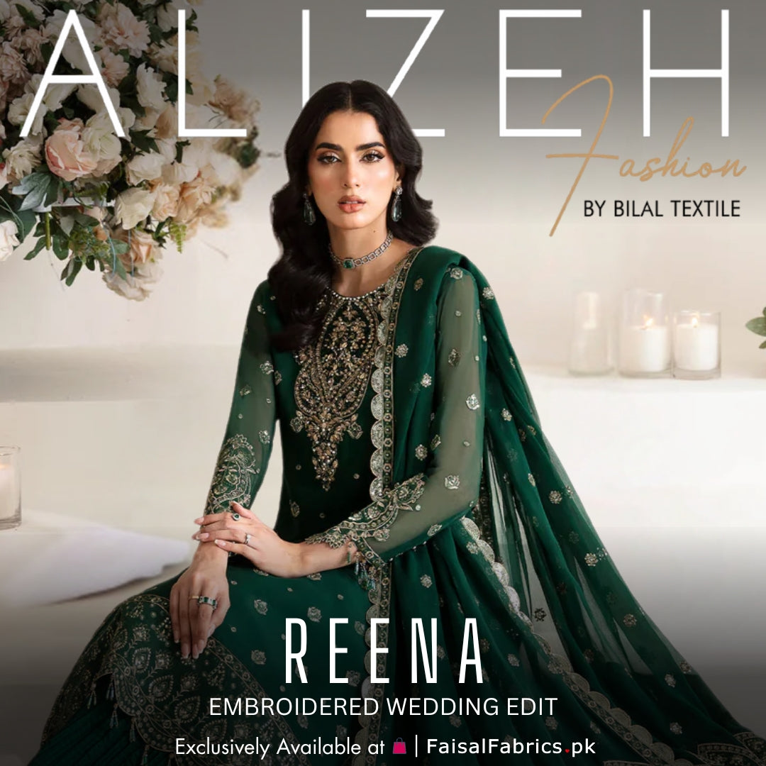 Alizeh Reena Unstitched Handcrafted Wedding Collection 2024