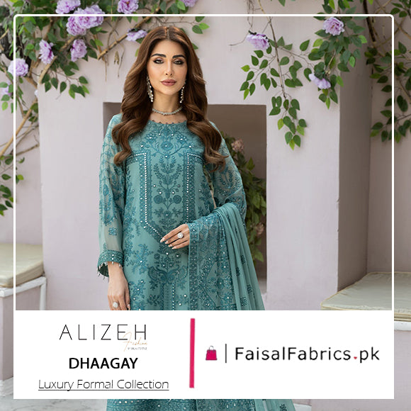 Alizeh Fashion Dhaagay Vol-01 Unstitched Luxury Formal Collection 2023