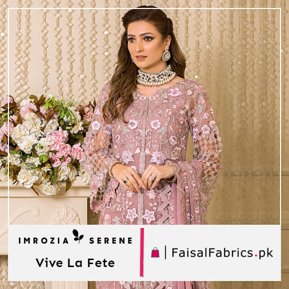 Imrozia Premium Vive La Fete Unstitched Formal Collection 2022