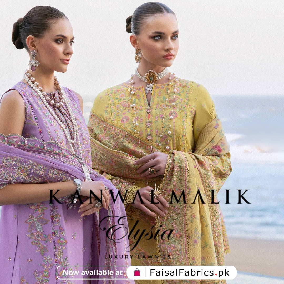 Kanwal Malik Elysia Unstitched Luxury Lawn Collection 2025