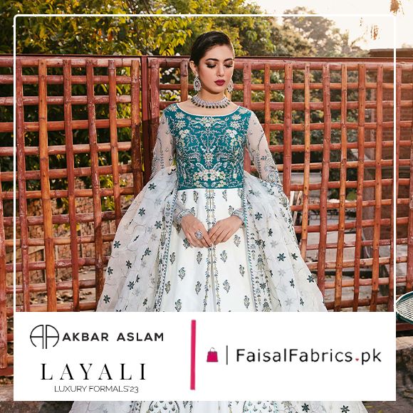 Layali by Akbar Aslam Unstitched Formal Collection 2023