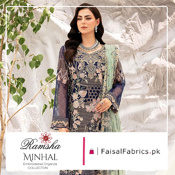 Minhal by Ramsha Vol-09 Unstitched Formals Collection 2023