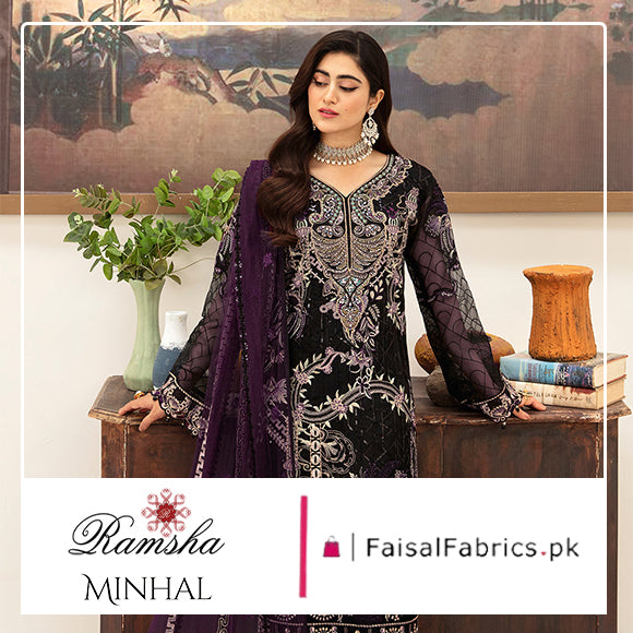 Ramsha Minhal Vol-10 Unstitched Formals Collection 2023