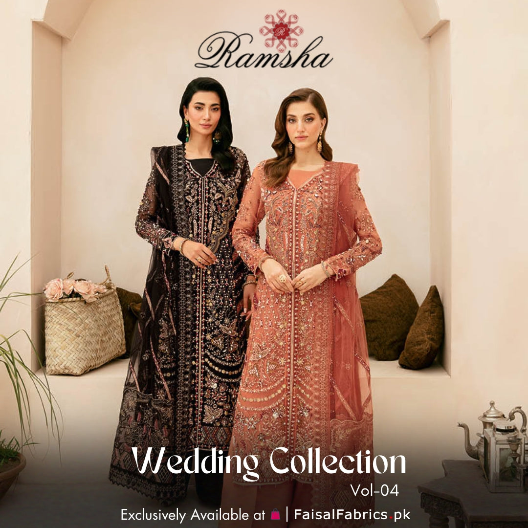 Ramsha Unstitched Luxury Wedding Collection 2024