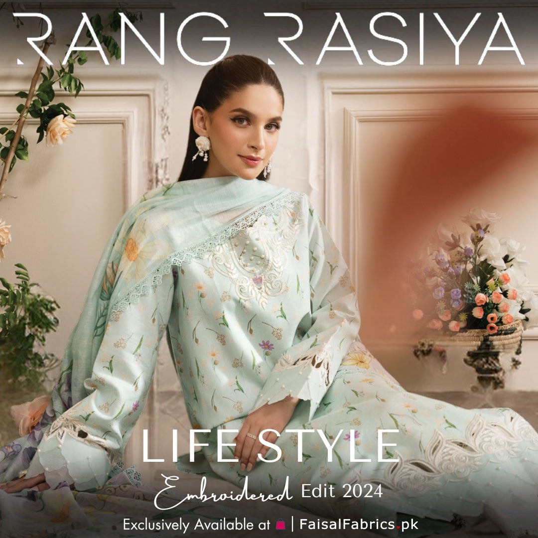Rang Rasiya Lifestyle Unstitched Embroidered Edit 2024