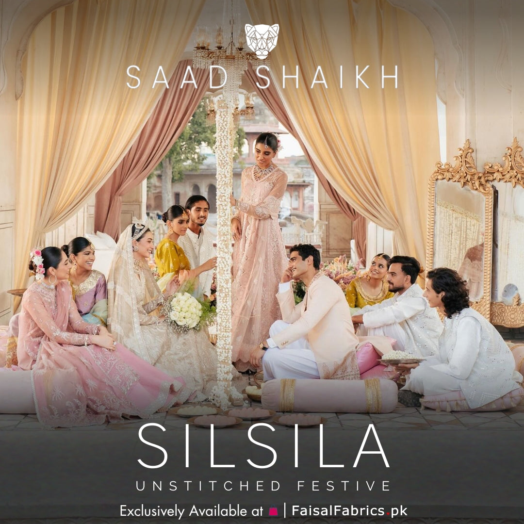 Silsila by Saad Shaikh Unstitched Luxury Festive Formal Collection 202
