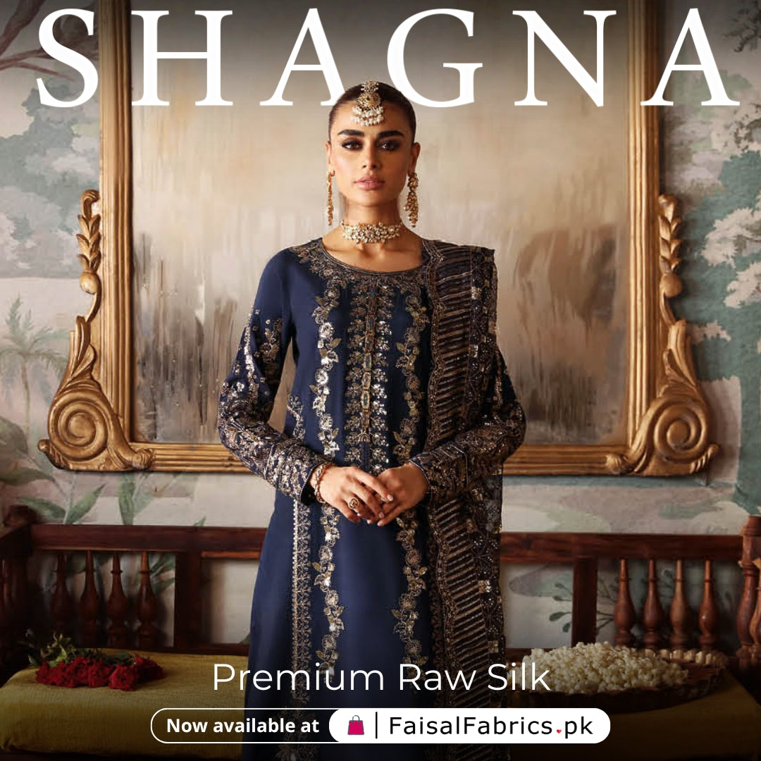 Shagna Official Designer Clothing Brand Pakistan - Faisal Fabrics