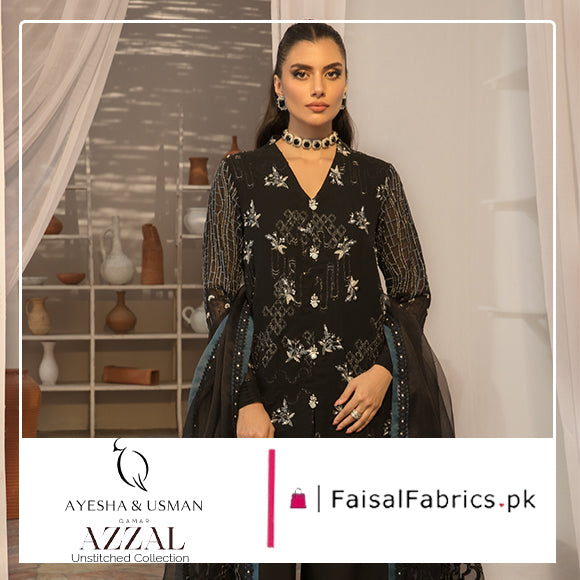 AZZAL by Ayesha & Usman Luxury Formal Unstitched Collection 2023