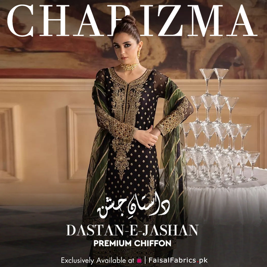 Charizma Dastan-e-Jashan Vol-01 Premium Chiffon Collection 2024
