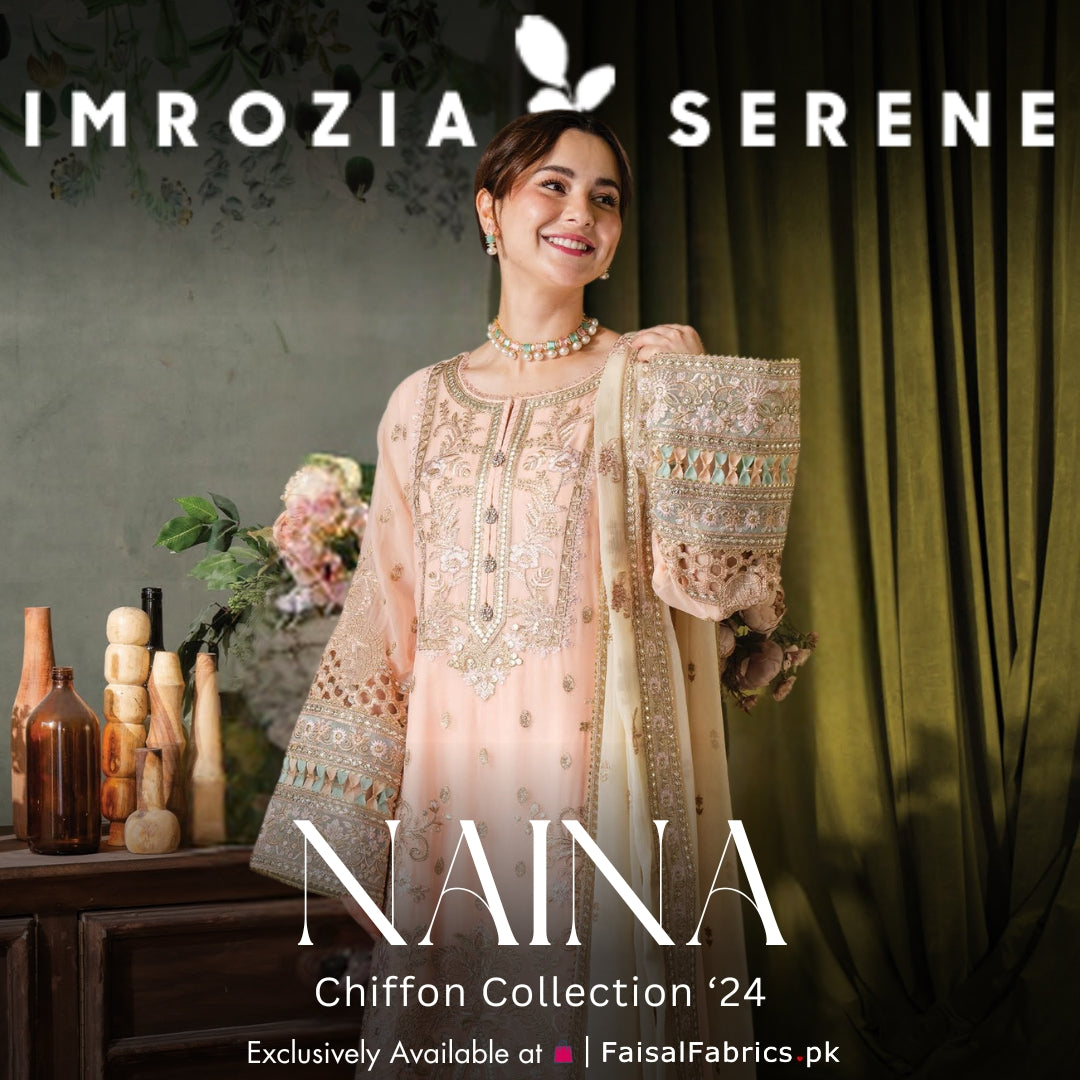 Naina by Imrozia Premium Unstitched Chiffon Collection 2024