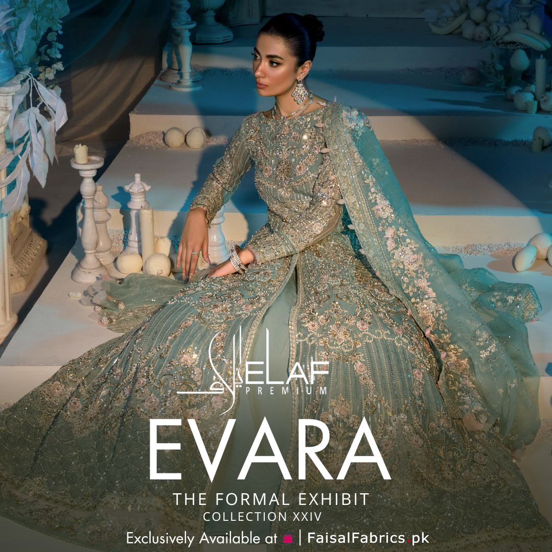 ELAF Premium Evara The Formal Exhibit Unstitched Collection 2024