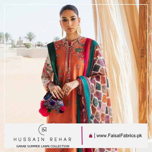 Sarab By Hussain Rehar Summer Lawn Collection 2022 Vol-02