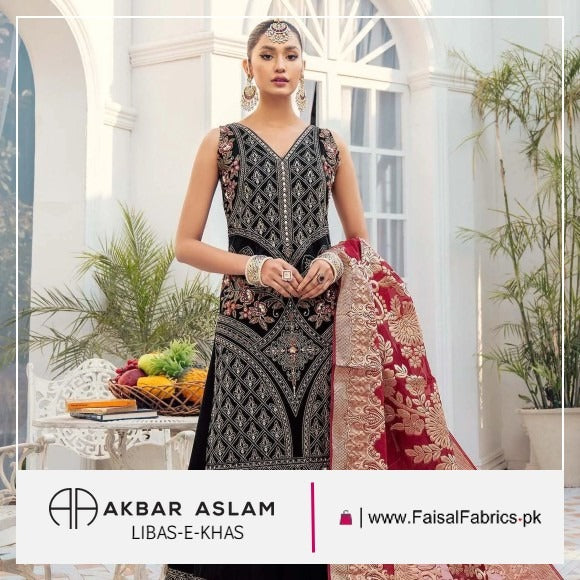 Akbar Aslam Libas e Khas Unstitched Formal Collection 2022 Faisal Fabric