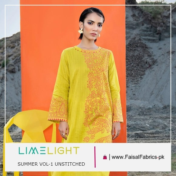 LimeLight Summer Vol-1 Unstitched Collection 2022