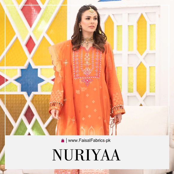 Get the exceptional Nuriyaa’s Ready made dresses online Pakistan