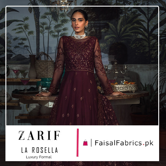 Zarif La Rosella Luxury Formals Unstitched Collection 2023