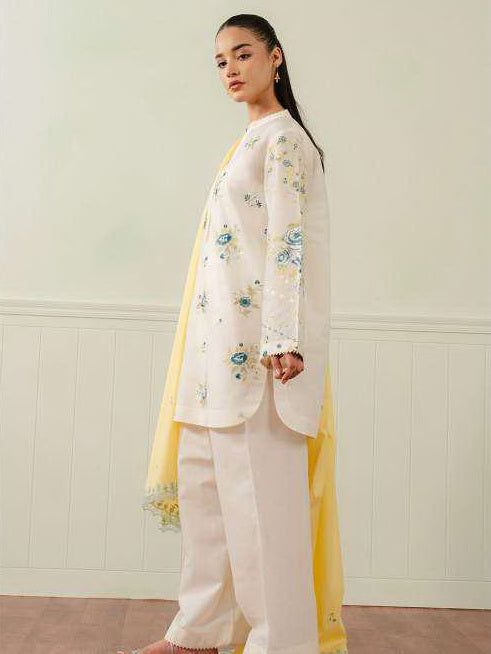 Coco by Zara Shahjahan Embroidered Lawn Unstitched 3Pc Suit D-10B NORA