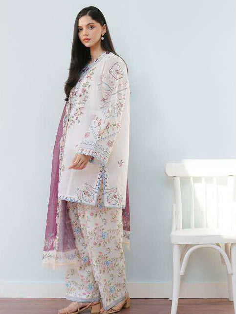 Coco by Zara Shahjahan Embroidered Lawn Unstitched 3Pc Suit D-02B SERE