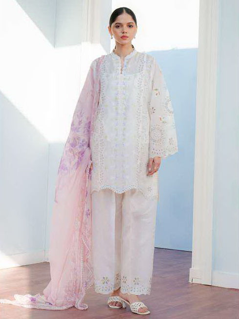 Coco by Zara Shahjahan Embroidered Lawn Unstitched 3Pc Suit D-05B SILA