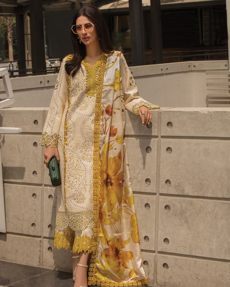 Rang Rasiya Carnation Festive Edit Unstitched 3 Piece Suit D-03 AMANI