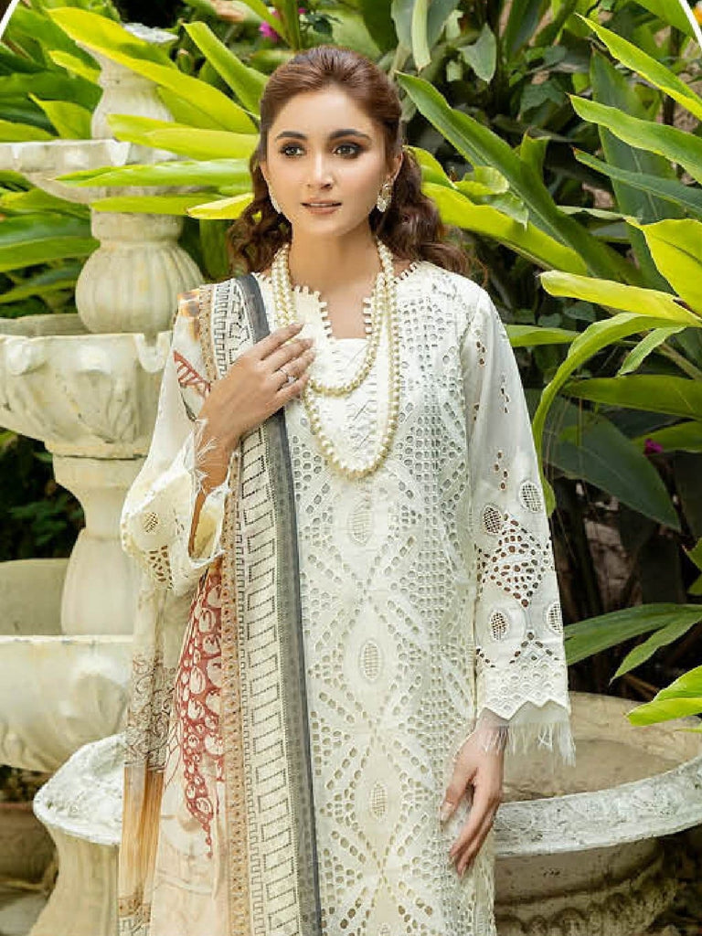 Camila by Johra Chikankari Lawn Unstitched 3 Piece Suit JH-648