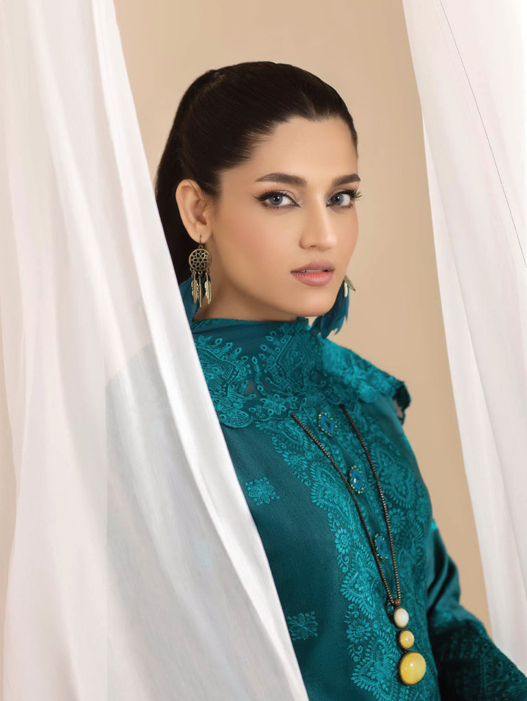 Dilkash Afsana by Manizay Chikankari Karandi Unstitched 3Pc Suit M-06