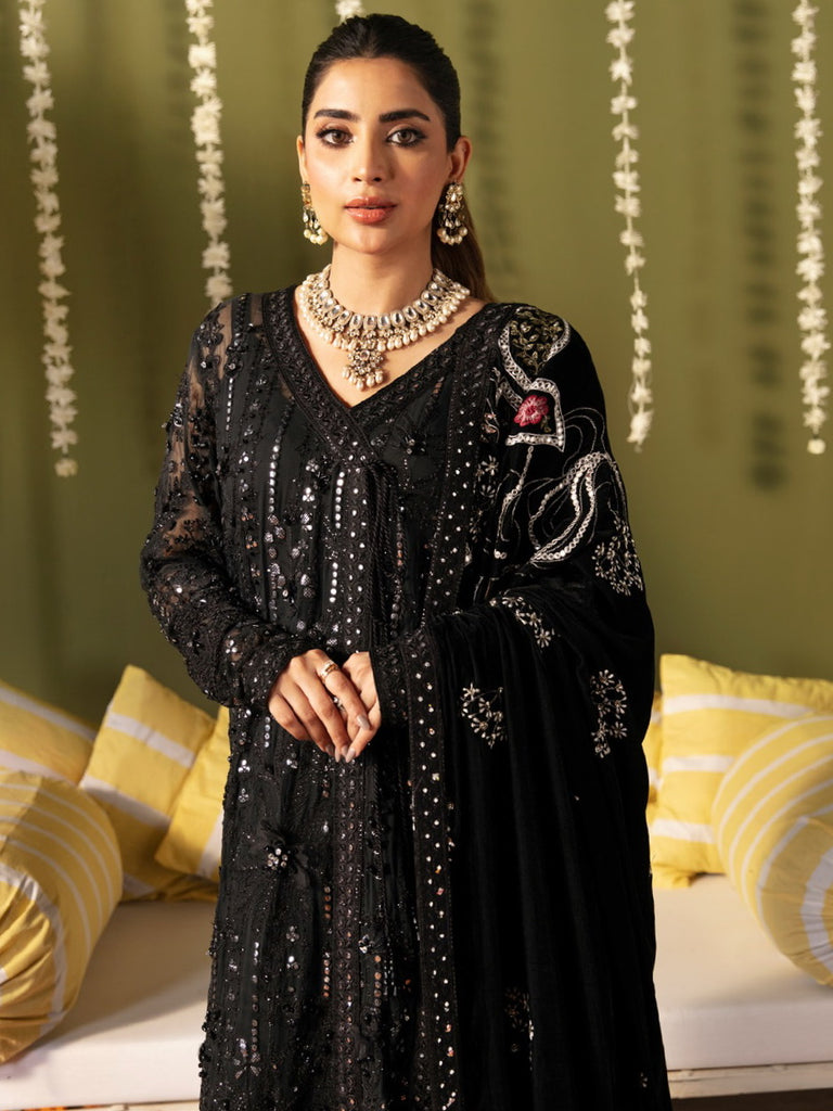 Nureh Jhoomro Unstitched Luxury Formals 3Pc Suit NL-57 Libas-e-Khas