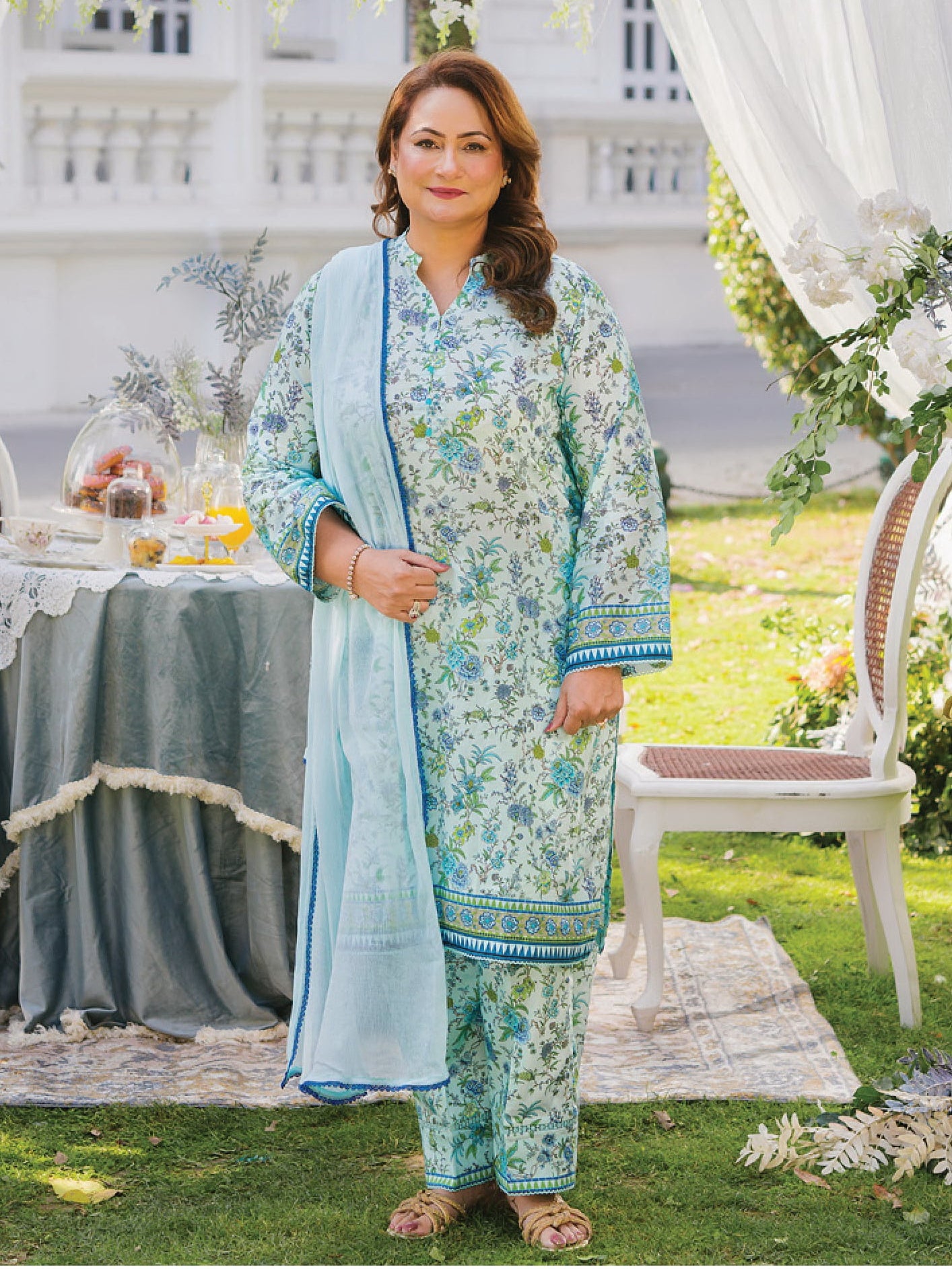 Gul Ahmed Tribute To Mother Unstitched Printed Lawn Shirt SL-52024