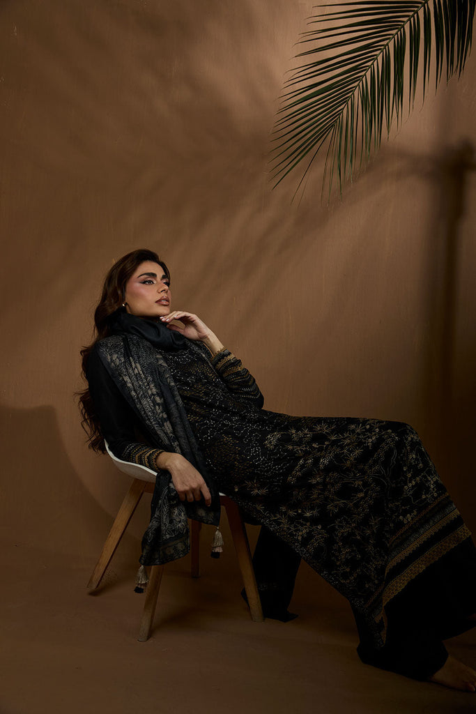 Sobia Nazir Embroidered Herringbone Unstitched 3Pc Suit WS25-1A