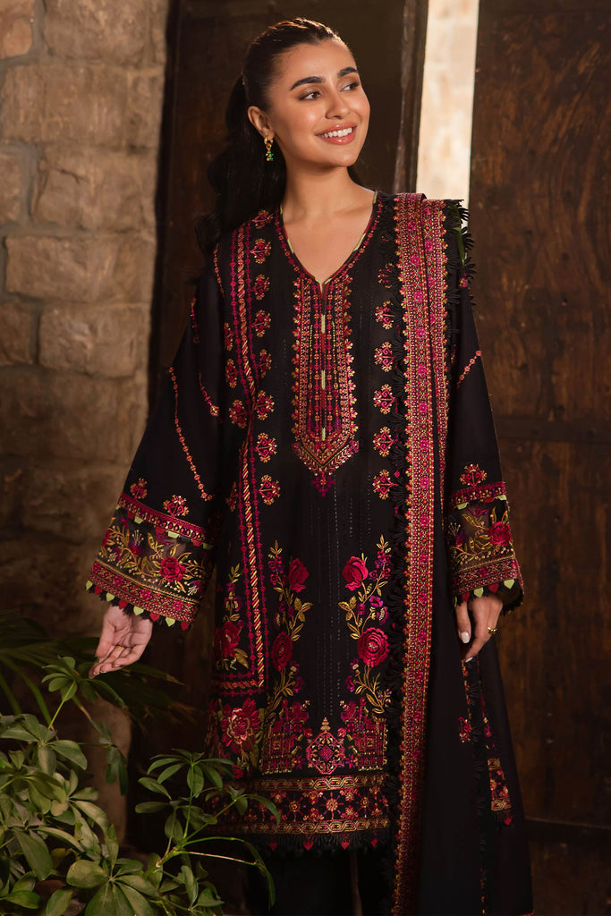 Zaha By Khadijah Shah Embroidered Lawn Unstitched 3Pc Suit ZL24-08B ZE