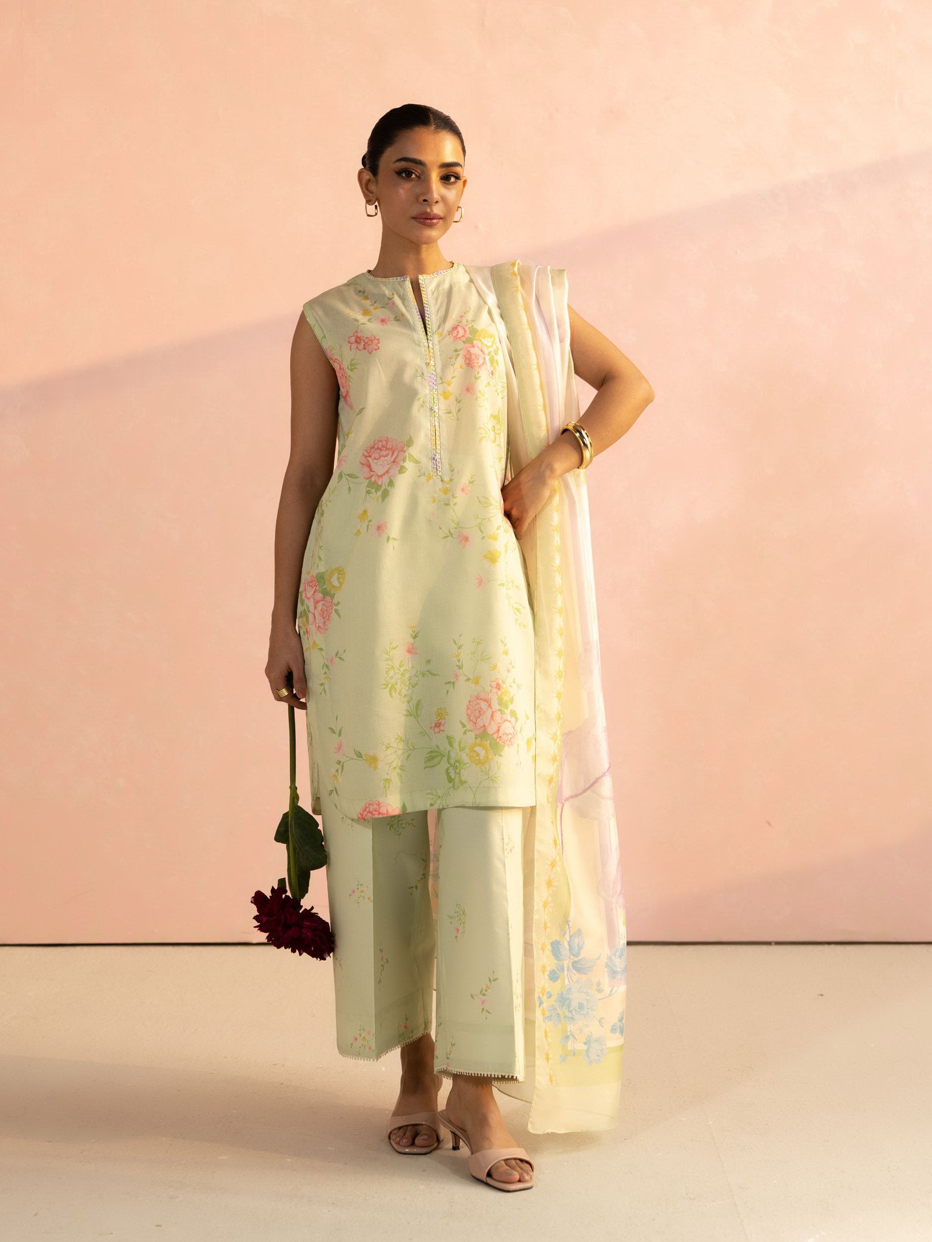 Coco by Zara Shahjahan Prints Unstitched Lawn 3Pc Suit D-05A MIA