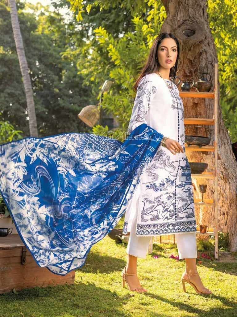 Gul Ahmed Essential Embroidered Lawn 3Pc Suit DN-22031